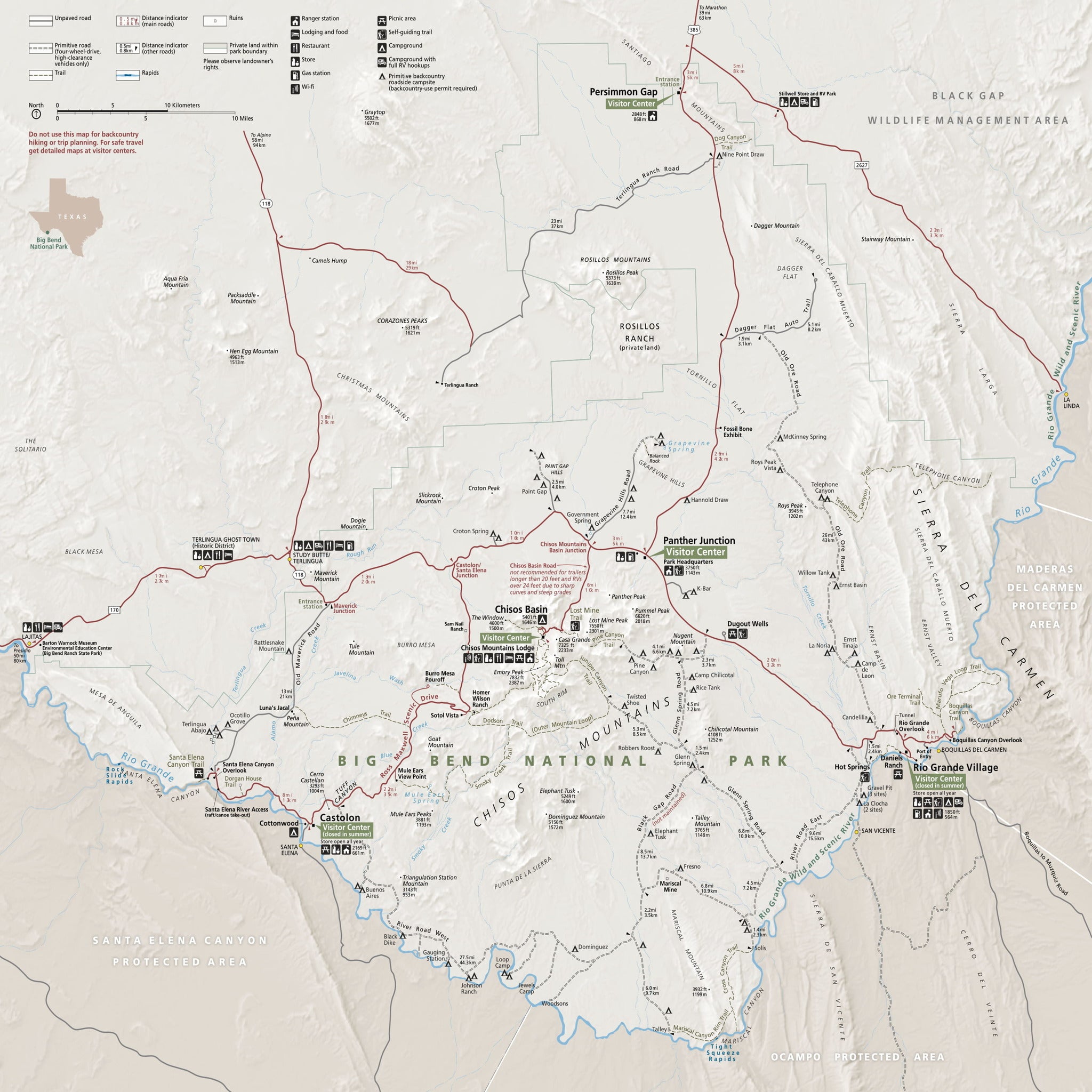 Big Bend National Park Map Neck Gaiter – Wear a Map