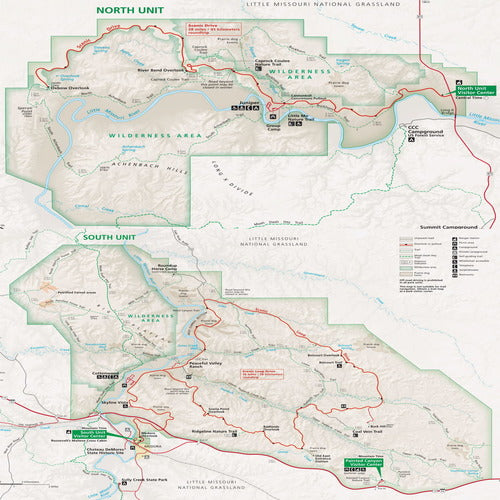Theodore Roosevelt National Park Map Neck Gaiter – Wear a Map